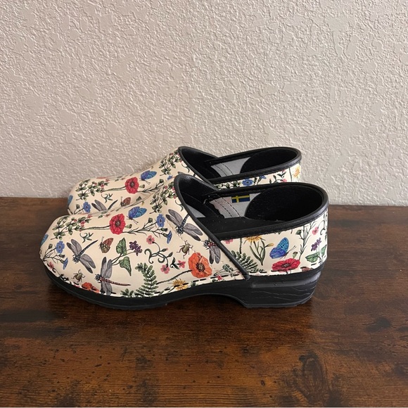 Bjork | Shoes | Bjork Professional Dahlia Leather Clog Womens Botanical ...